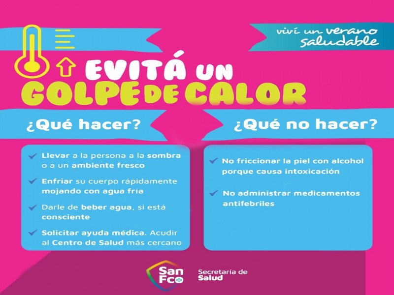 Recomendaciones Ante El Registro De Altas Temperaturas Municipalidad